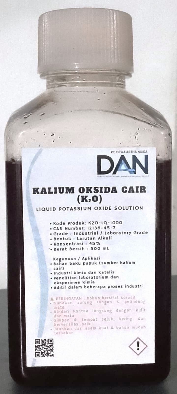 Jual Kalium Oksida Cair (K₂O) – Liquid Potassium Oxide Solution ...
