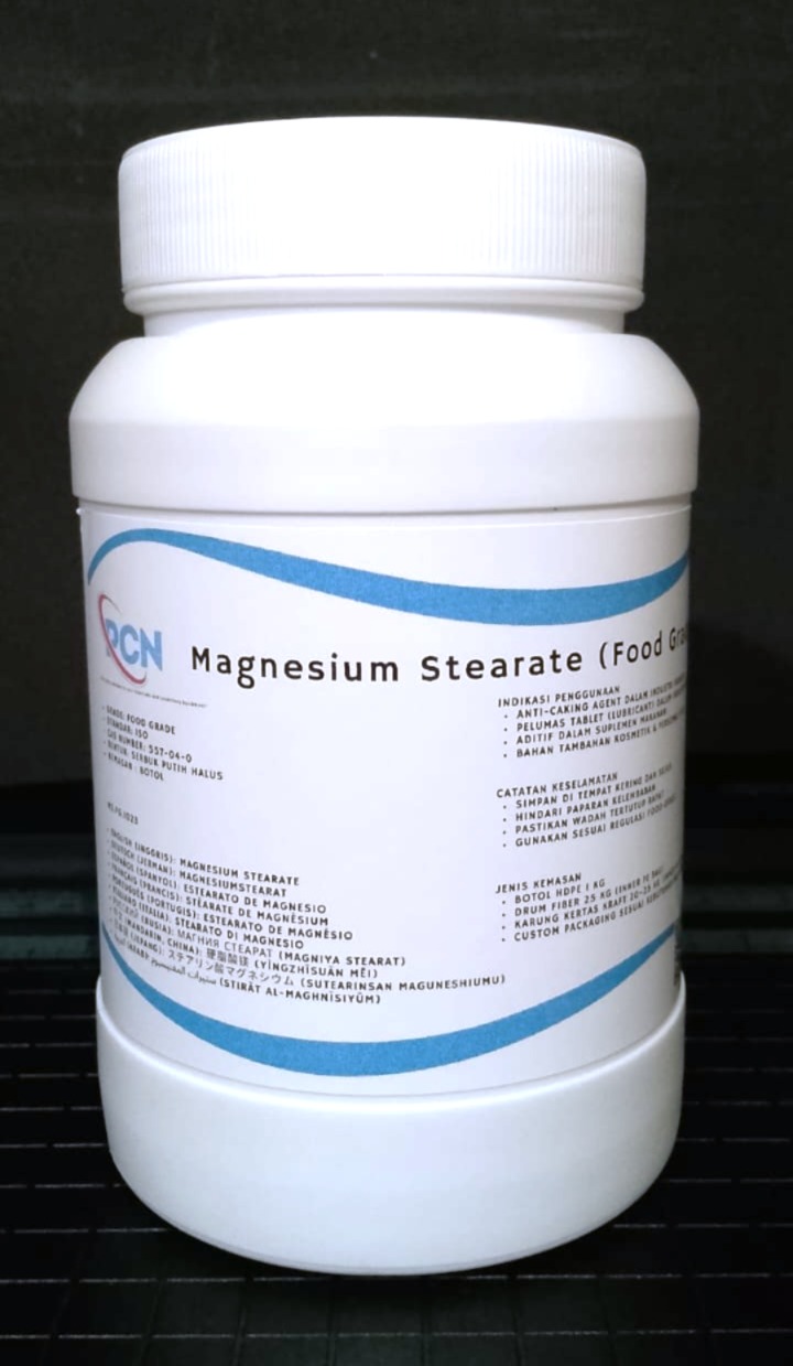 Jual Magnesium Stearate (Food Grade) | Anti-Caking & Pelumas Tablet ...